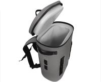 China Outdoor 18L Camping Cool Bag TPU Insulated Air Tight Zipper Cooler Rucksack 20 Cans for sale