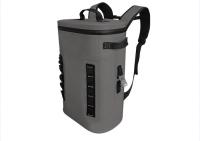 China Outdoor 18L Camping Cool Bag TPU Insulated Air Tight Zipper Cooler Rucksack 20 Cans for sale