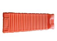 China Portable Outdoor Inflatable Camping Air Bed Foot Pump 40D Nylon TPU Nap Pad for sale