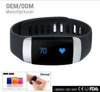 China Silicone Bluetooth Wristband Activity Monitors Fitness Tracker Device BLE 4.0 for sale