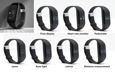 China Small Portable Bluetooth Fitness Activity Tracker Exercise Monitor IP67 For Child Adult for sale