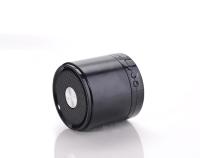 China Black Desktop Bluetooth Hiking Speaker Round Wireless Speaker For Android for sale