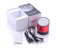 China Coloured Bluetooth Hiking Speaker Wireless Rechargeable Speaker 450mAh Li ion Battery for sale