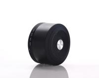 China 650mAh Mini Cube Bluetooth Speaker Wireless Black Round Smartphone Sound Box for sale