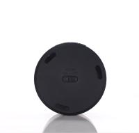 China 650mAh Mini Cube Bluetooth Speaker Wireless Black Round Smartphone Sound Box for sale