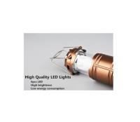 China Solar Panel rechargeable led camping lantern Portable Light Camping ABS Shell for sale