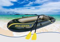 China Dark Green Braveman Durable Inflatable Boat , Convenient Lightweight Inflatable Boat for sale