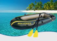 China Dark Green Braveman Durable Inflatable Boat , Convenient Lightweight Inflatable Boat for sale