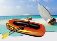 China Red 0.28mm PVC Inflatable Boats Inflatable Outdoor Furniture For Water Sports for sale