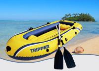 China Yellow Beach Tripper PVC Inflatable Boat , Inflatable Rib Boats For Water Sport for sale