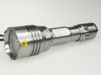 China Cree Q5 Bulb Silver Laser Portable Camping Lanterns LED Small Pocket Torch for sale