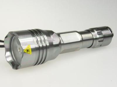 China Cree Q5 Bulb Silver Laser Portable Camping Lanterns LED Small Pocket Torch for sale