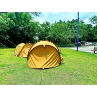 China Durable Outdoor Pop Up Camping Tents for 2-3 People Waterproof PU Coated Cotton Canvas 3000x150x100CM for sale