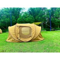 China Durable Outdoor Pop Up Camping Tents for 2-3 People Waterproof PU Coated Cotton Canvas 3000x150x100CM for sale