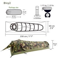 China 230*60*35CM Outdoor Camping Tents Portable Camo Tunnel Tent for 1-2 People Waterproof and Easy to Carry for sale