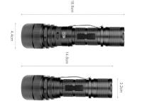 China Aluminum Portable Camping Lanterns Strong Light LED Flashlight Torch for sale