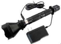 China Black Portable Camping Lanterns High Power Torch Rechargeable Super Bright Flashlight for sale
