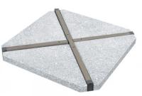 China Single Patio Contemporary Garden Parasols 2.5X2.5m UV Resistant for sale