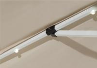 China Solar LED Light Canopy Patio Umbrella 1.5M Garden Sun Shades Parasols for sale