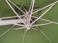 China Side Pole Striped Double Sided Patio Umbrella Beach Parasol Shopping Street Villa for sale