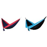 China 280*140CM Lightweight Durable Taffeta Parachute Nylon Collapsible Camping Hammock With Mosquito Net For Trees for sale