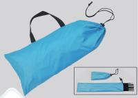 China Blue Silver Coated 4-Person 210*210*130CM Polyester Beach Awning Outdoor Camping Tents with UV Waterproof Protection for sale