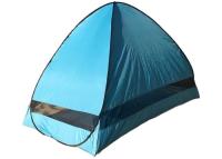China 210*120*130CM Blue Silver Coated Polyester Outdoor Camping Beach Pop Up Tents for sale