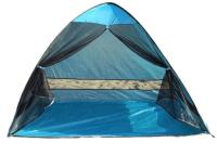 China 210*120*130CM Blue Silver Coated Polyester Outdoor Camping Beach Pop Up Tents for sale