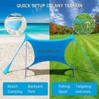 China Spacious 210*150*170CM Leica Polyester Outdoor Camping Tents for Beach and Camping for sale