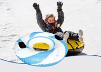 China Colorful Inflatable Snow Tubes Inflatable Outdoor Furniture 0.40mm 16ga For Adults Kids for sale