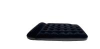 China Leisure Deluxe Black Inflatable Camping Mattress Outdoor / Indoor Portable Air Bed for sale