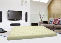China Car Guest Beige Flocked Air Bed Inflatable Sleeping Mattress 1 Layer PVC Cushion for sale