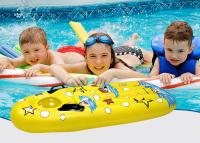 China Yellow Children's Air Bed Inflatable Beach Floating Swiming Surfboard Mattress for sale