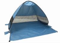 China 200x165x130CM 190T Polyester Pop Up Beach Tent Blue Outdoor Camping Sun Shade for sale
