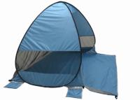China 200x165x130CM 190T Polyester Pop Up Beach Tent Blue Outdoor Camping Sun Shade for sale