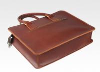 China Messenger Cowhide Hard Art Leather Laptop Sleeve Bags Multi Laptop Carrying Case for sale