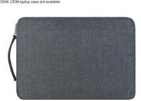 China Grey 18'' Waterproof Laptop Sleeve Case Lightweight Laptop Sleeve With Handle for sale