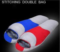 China Outdoor Custom Mountain Mummy Sleeping Bags 320T Polyester Pongee Fabric Material for sale