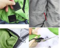 China Compact Green Mountain Sleeping Bags Lightweight Backpack Envelope Pouch for sale