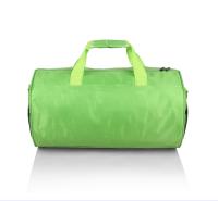 China 45*25CM Outdoor Light Weight Orange Color Waterproof Coated Polyester Oxford Barrel Travel Bags for sale