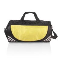 China 45*25CM Outdoor Light Weight Orange Color Waterproof Coated Polyester Oxford Barrel Travel Bags for sale