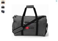 China Carry On 600D Waterproof Luggage Bag Grey With Shoe Pouch for sale