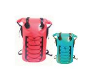 China 20L Travel 500D PVC Waterproof Barrel Bag Backpacking Waterproof Bags for sale