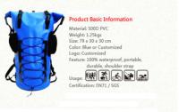 China 20L Travel 500D PVC Waterproof Barrel Bag Backpacking Waterproof Bags for sale