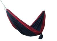 China Outdoor Travel Portable Fold Up Single Person Heacy Cancas Fabric Cotton Rope Camping Hammock for sale