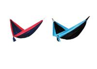 China Lightweight Deluxe Blue Inside Bedroom Portable Camping Hammock With Carry Case for sale