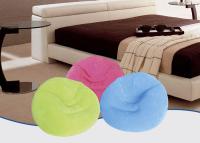 China Fantastic Flocked Air Bed Inflatable Cosy Chair Light Weight Convenient Furniture for sale