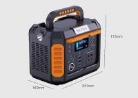 China ABS Emergency Energy Storage Outdoor Camping Power Station 241x160x175MM 500W for sale