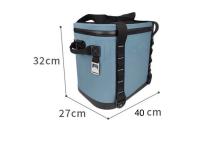 China Custom Outdoor Cooler Box 20L Light Grey TPU Insulated Cooler Bag 40x27x32CM for sale