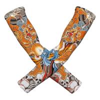 China Outdoor Sunscreen Sport Breathable Arm Sleeves Polyester Lycra Cool Dry Handsock for sale